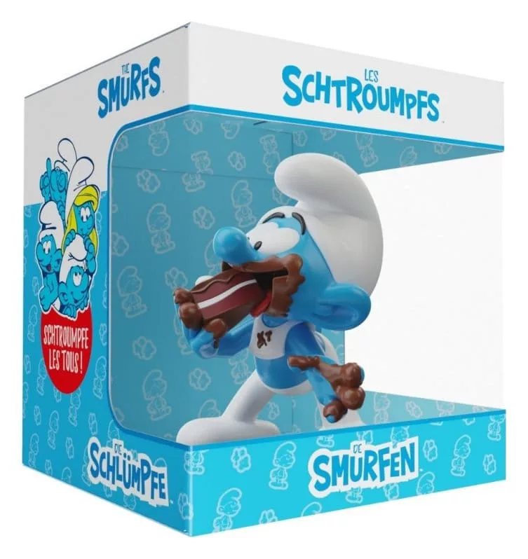 The Smurfs Statue Greedy Smurf 10 cm - Anteiku.hu - Figura w